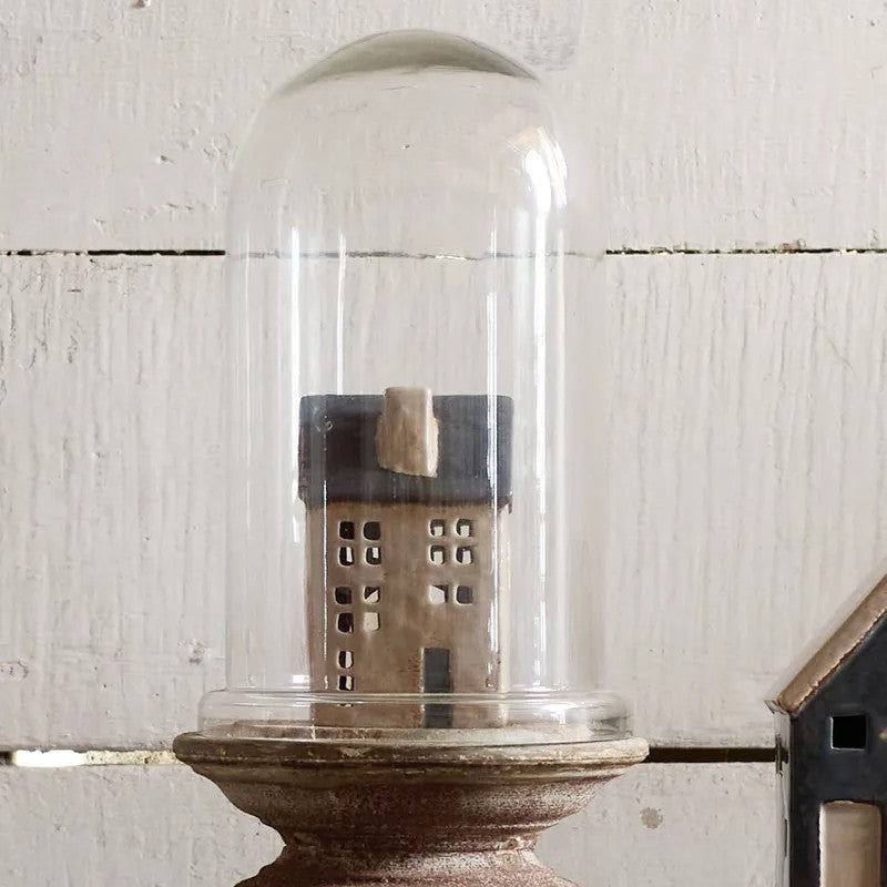 Saint Malo Tea Light House Blue Roof – Presentables